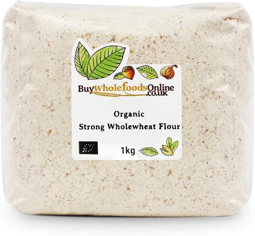 Organic Strong Wholewheat Flour 1kg (BWFO) : Amazon.co.uk: Grocery