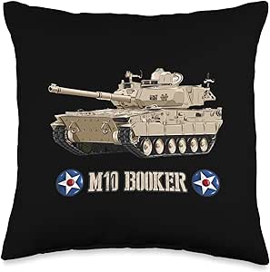 Amazon.com: US Military M10 Booker army armoured fighting vehicle Throw Pillow : Home & Kitchen