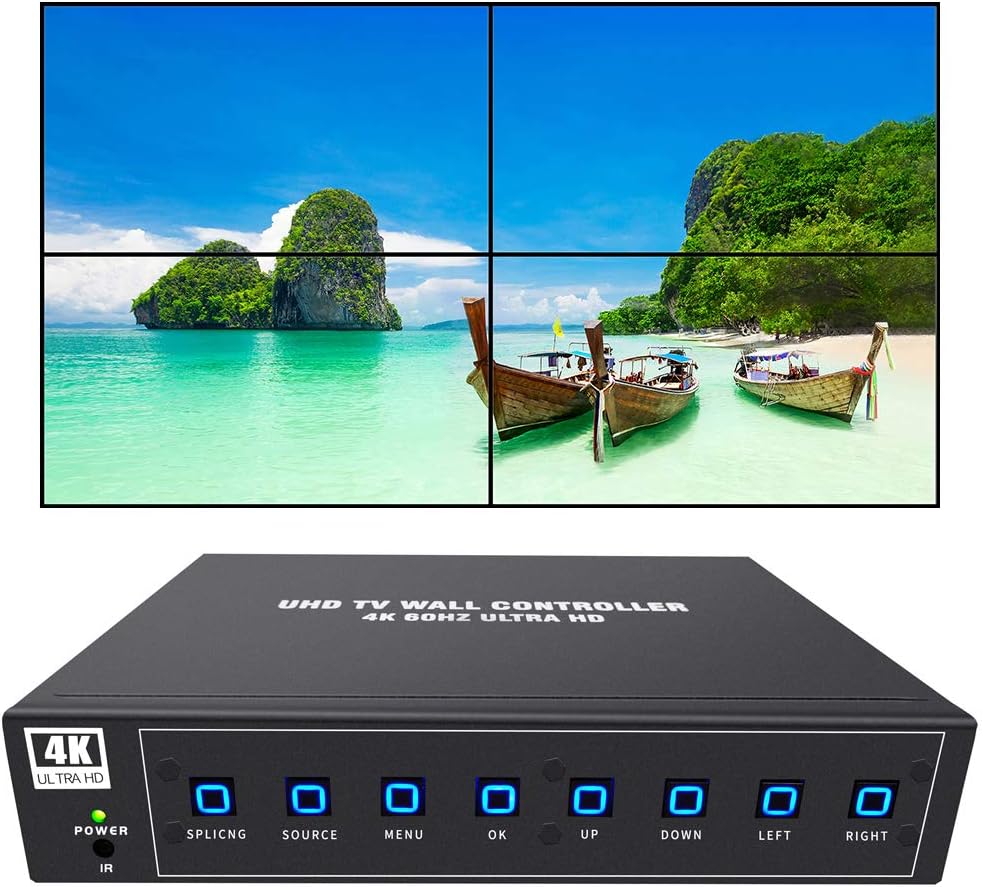 Amazon.com: OREI 4K 4x4 Seamless HDMI Matrix Switch Video Wall ...