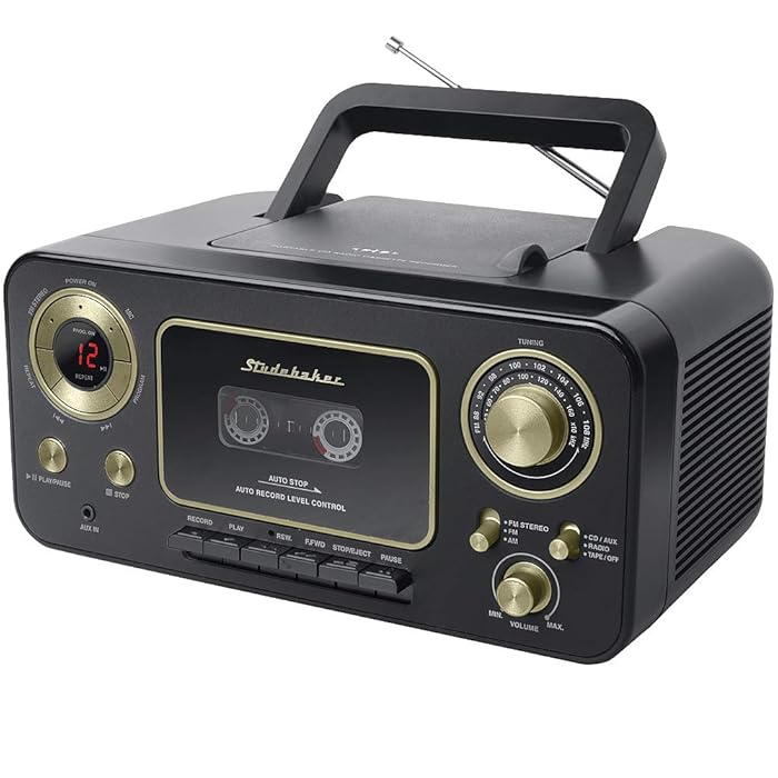 Buy Studebaker SB2135BG Portable CD Player with AM/FM Radio and ...