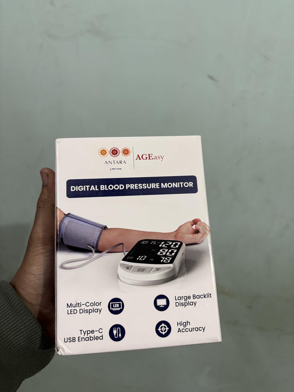 Antara AGEasy (Max Group) Fully Automatic Digital Blood Pressure ...