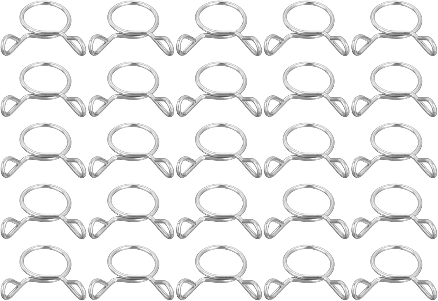 Amazon.com: uxcell 25 Pcs Fuel Line Hose Tubing Spring Clips, 14mm ...