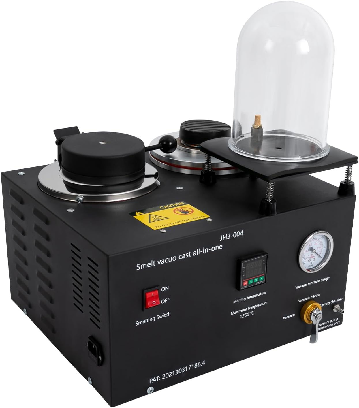 Amazon.com: 2L Vacuum Casting Machine, 3 CFM 1/2HP Jewelry Spot Welder ...