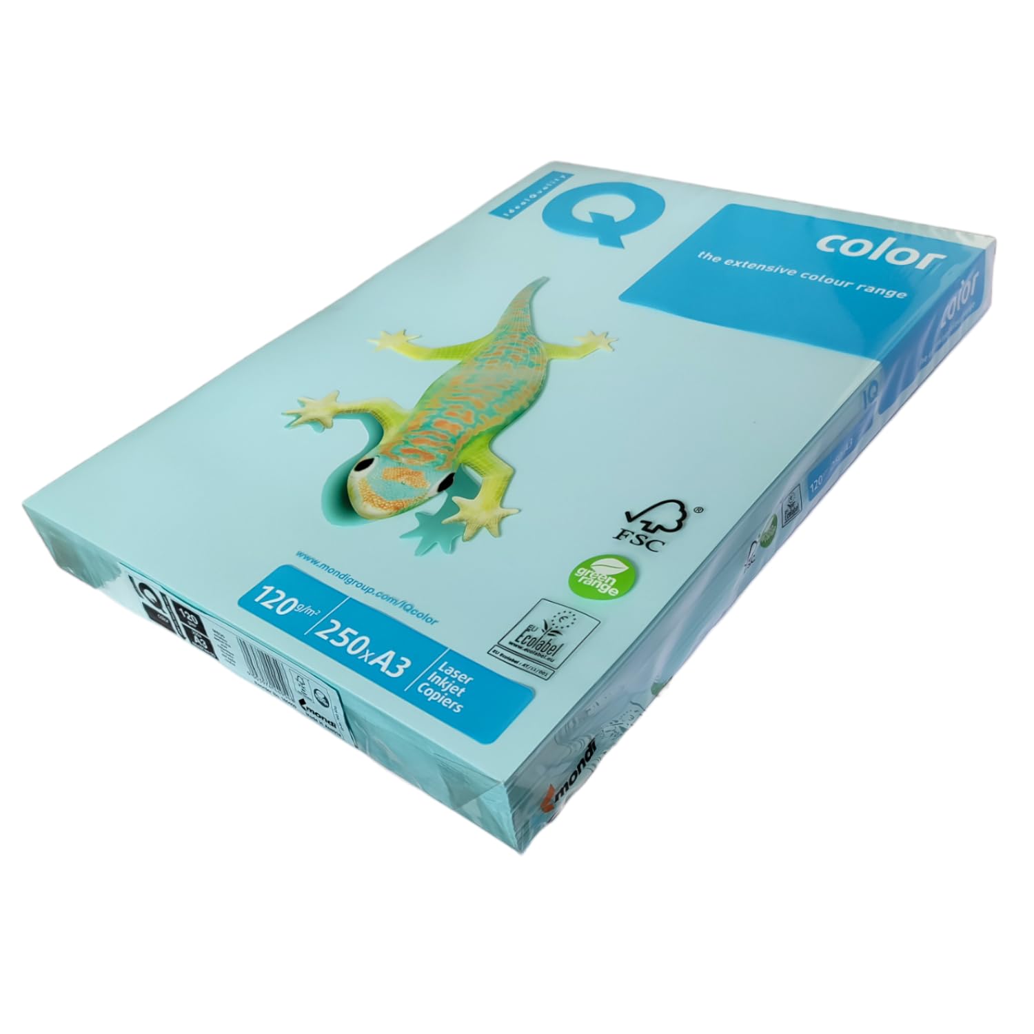 Mondi IQ Color A3 Medium Blue Coloured Paper, 120gsm, 420 x 297mm, 250 ...
