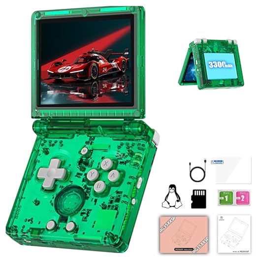 Amazon.com: RG35XXSP Portable Flip Retro Handheld Game Console with ...