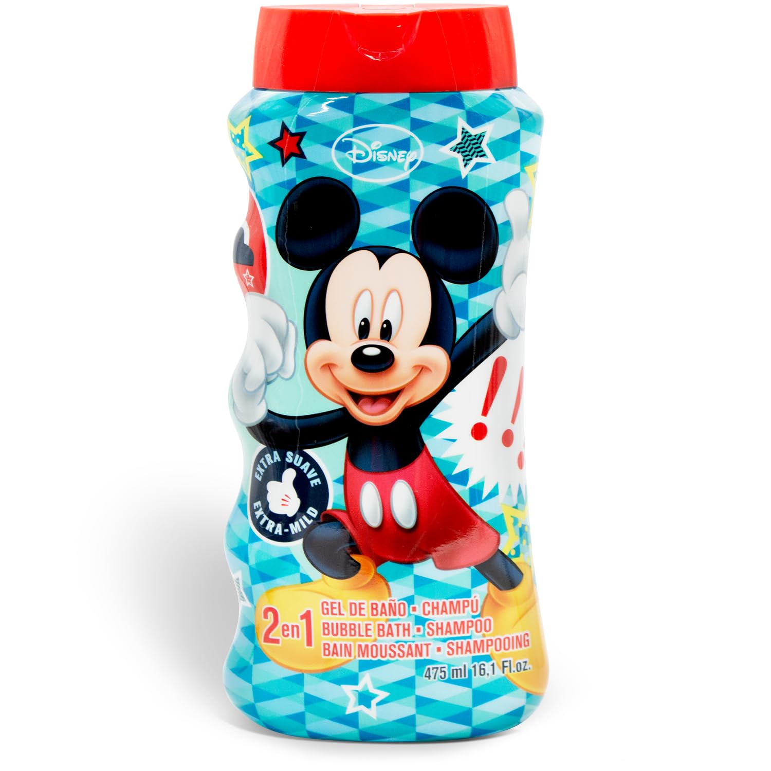 Disney Mickey Mouse Kids 2-in-1 Bubble Bath & Shampoo - Gentle, Paraben ...