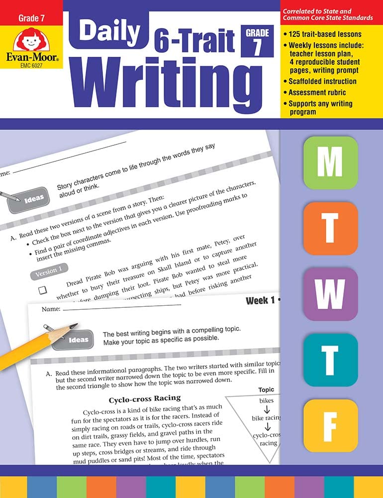 Amazon.com: Daily 6-Trait Writing, Grade 7 Teacher Edition ...