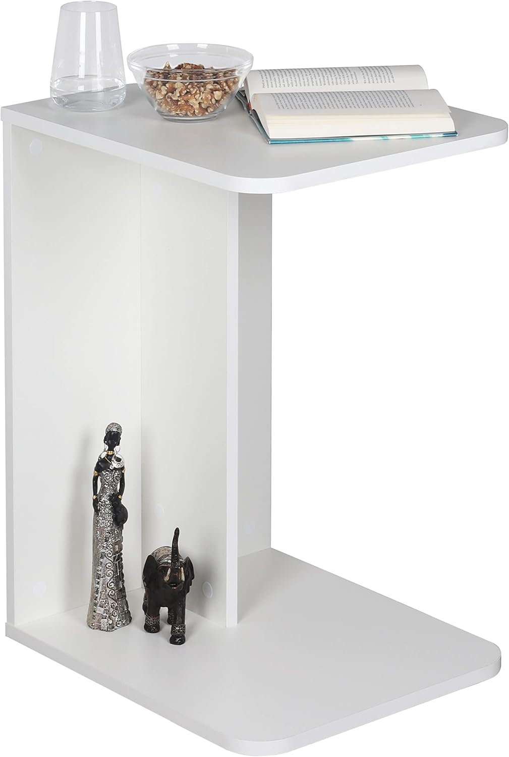 RICOO Kleiner Beistelltisch Holz 39 x 62 x 45 cm Couchtisch klein in ...