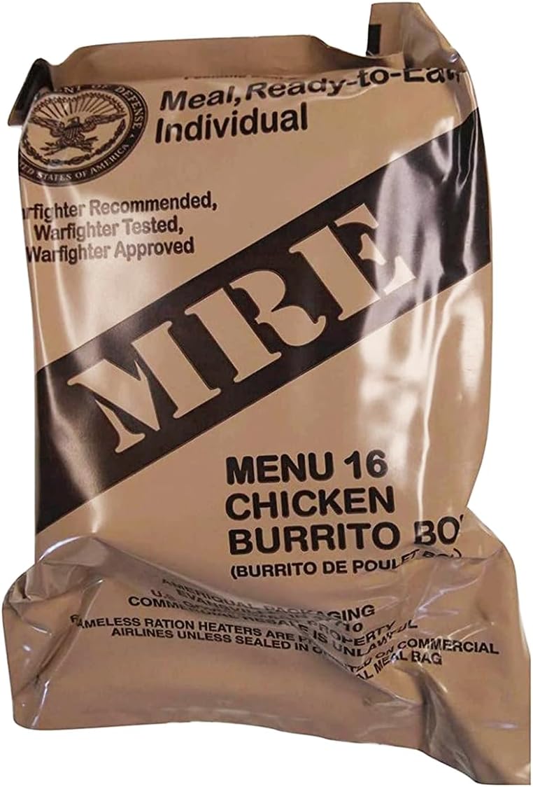 Amazon.com: Nutrient-Rich MREs - Portable Food Survival Meals - Long ...