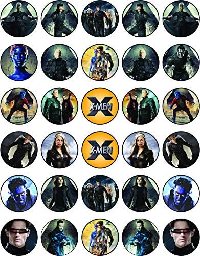Amazon.com: Natural Behaviour 30 x Edible Cupcake Toppers Themed of X ...