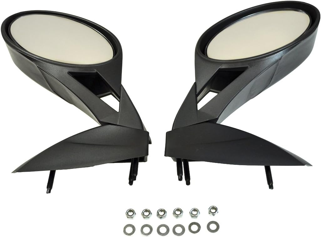 Amazon.com: Polaris Snowmobile AXYS Snowmobile Mirrors - Black : Automotive