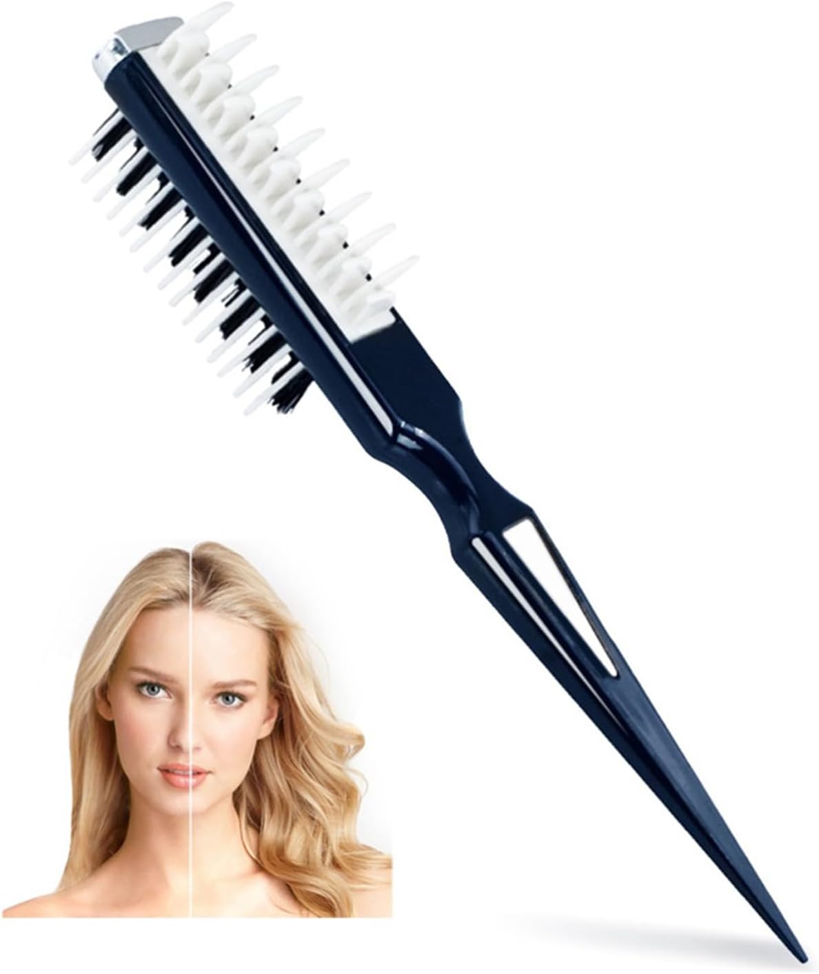 1 PCS Back Combing Brushes Professional Hair Style Comb Hair Volumizer ...