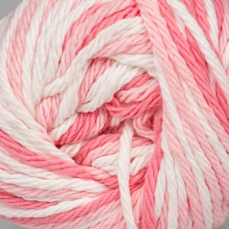 Amazon.com: Medium (Size 4) 100% Cotton Yarn – Machine Washable and ...