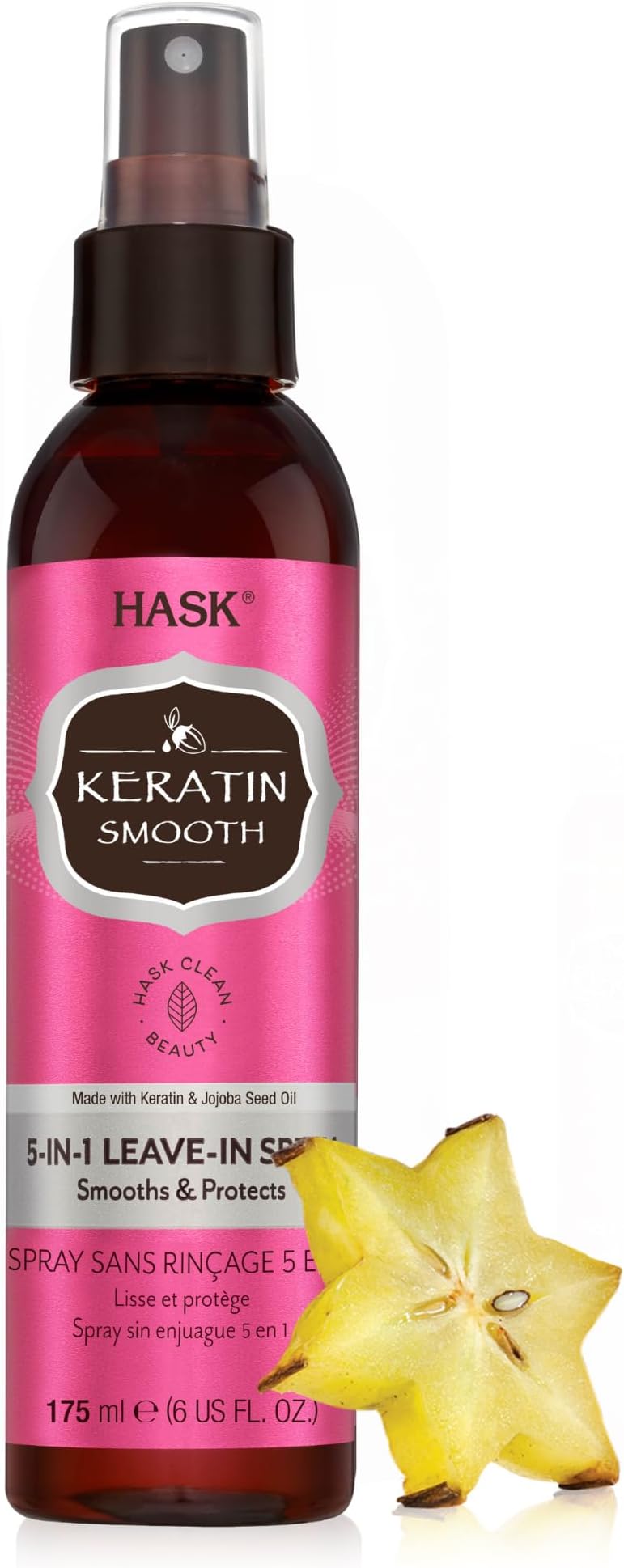 Amazon.com : HASK Keratin 5-in-1 Leave In Conditioner Spray for all ...