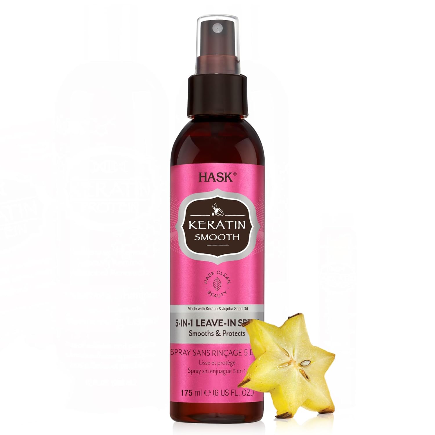 Amazon.com : HASK Keratin 5-in-1 Leave In Conditioner Spray for all ...