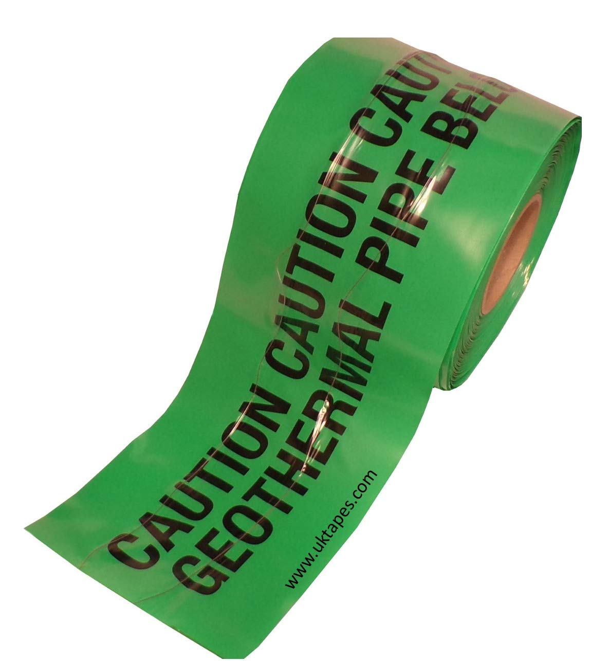 UK Tapes CAUTION GEOTHERMAL PIPE BELOW detection tape - WAVEYWIRE ...