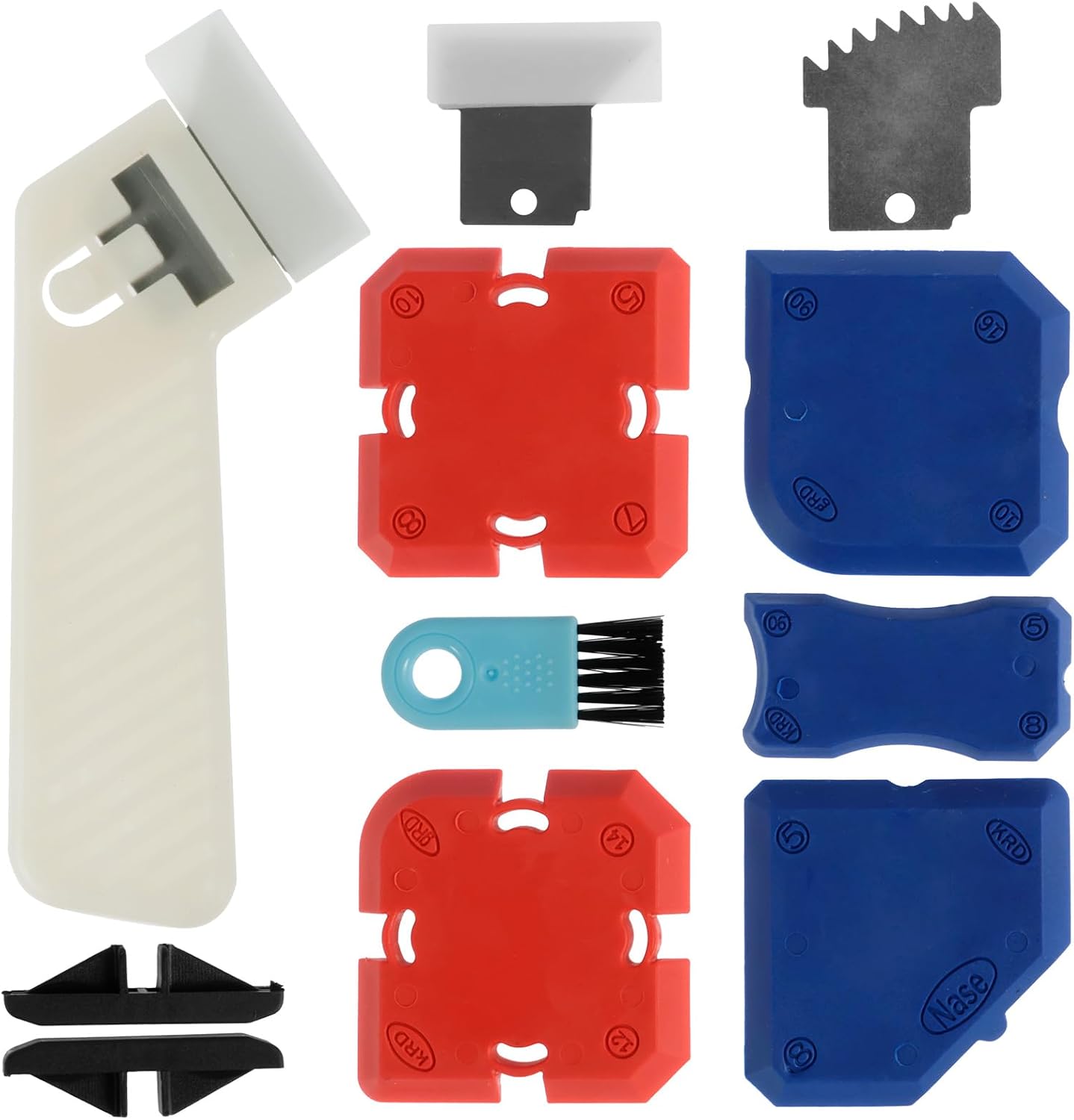 12Pcs Caulking Tool Kit Silicone Profiling Kit Reusable Caulk Removal ...