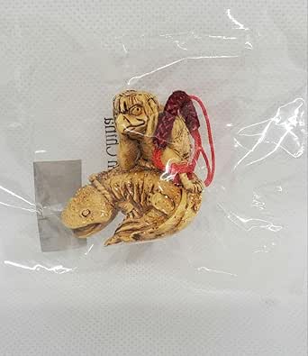 Amazon.co.jp: Kaiyodo Kappakan Kappa and Sansho Fish Netsuke Figure ...