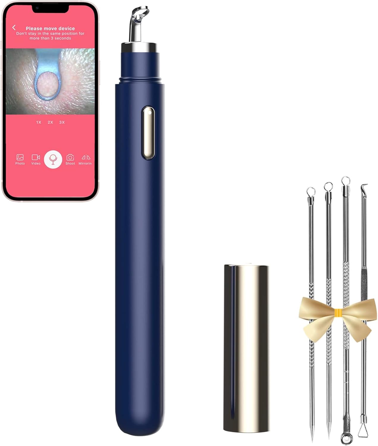 Amazon.com: Blackhead Remover Tools with Camera Visible Pore Cleaner ...