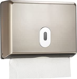 Morelian Wall-mounted Bathroom Tissue Dispenser Tissue Box Holder for Multifold Paper Towels ...