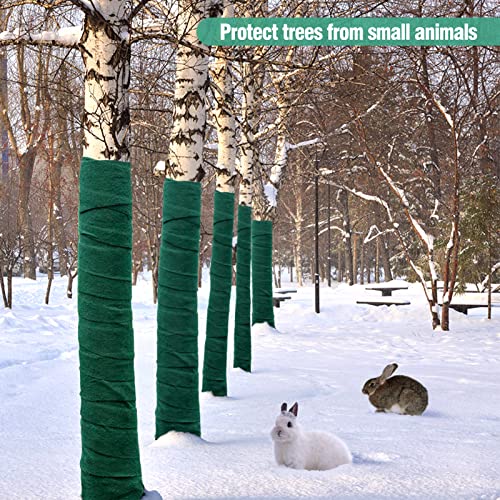 2 Pack Tree Protector Wraps Total 130 Foot Winter Proof Tree Trunk Guard Shrub Plants