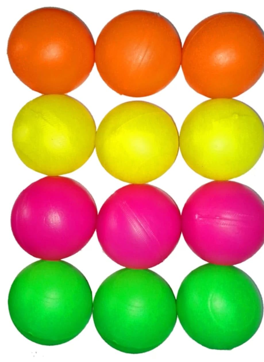 Little Toys Hard Plastic Cricket Ball for Kids Multicolor Plastic ...