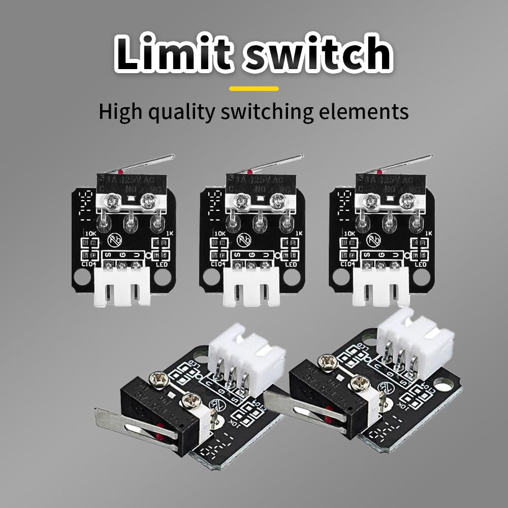 Snapklik.com : 5Pcs X/Y/Z Axis End Stop Limit Switch, 3D Printer End ...