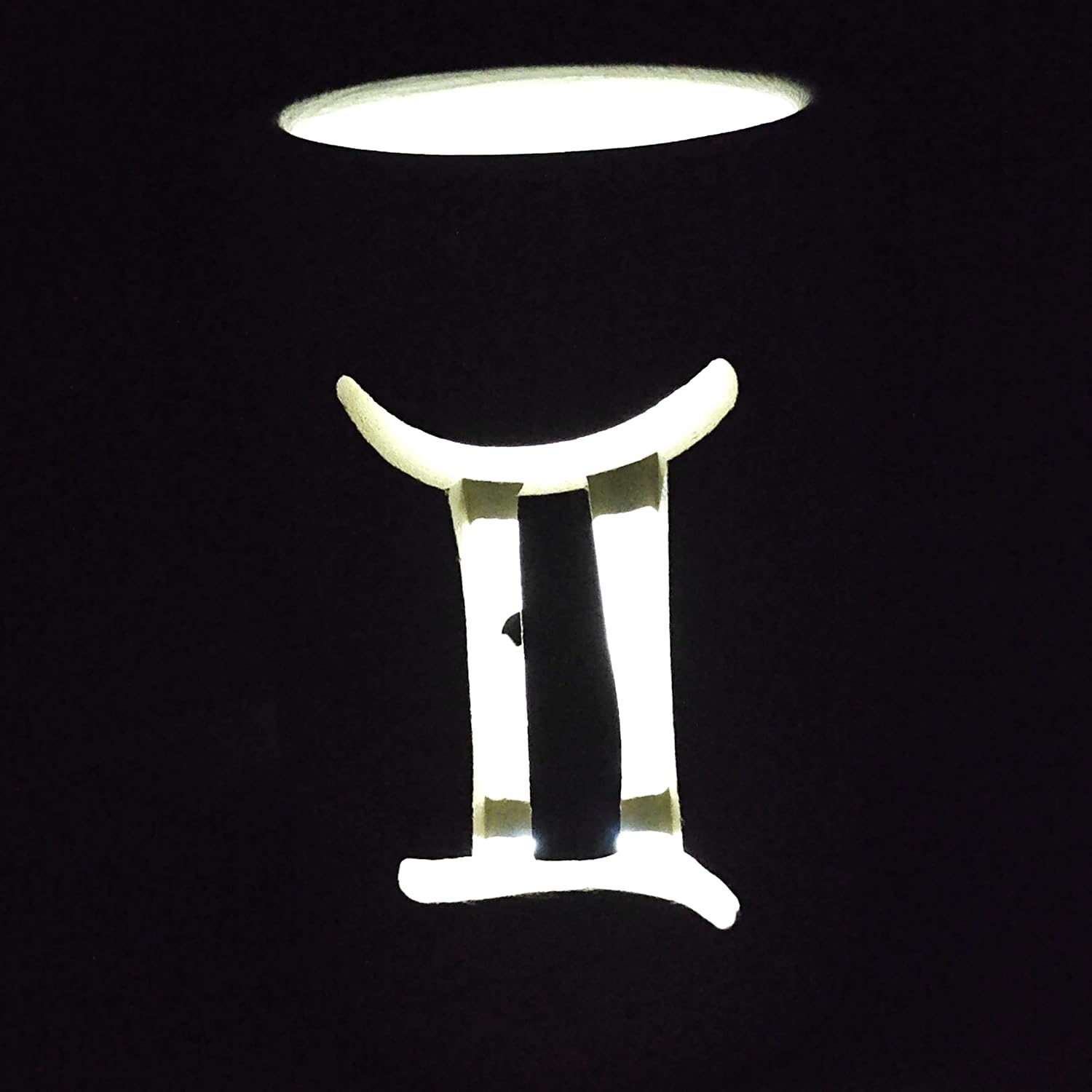 Gemini Stone Candle Holder & LED Lantern 2 in 1 Handmade in Italy ...