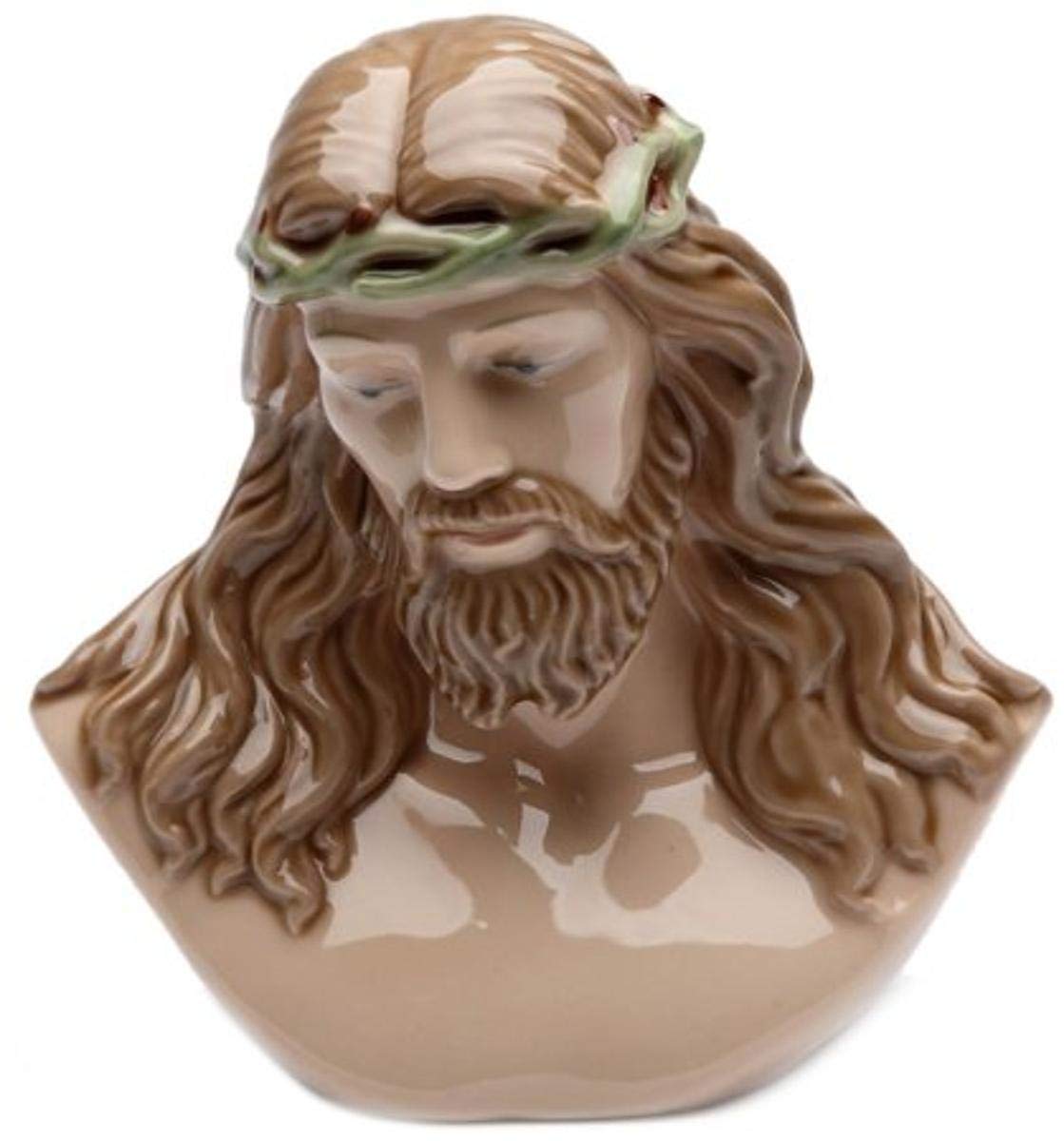 Amazon.com: Cosmos Gifts 96654 Ceramic Jesus Figurine, 5-1/8-Inch ...