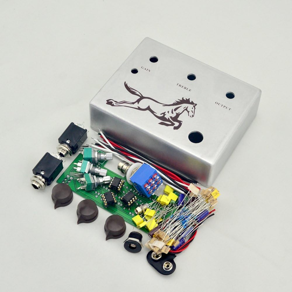 Amazon.com: DIY LANDTONE Overdrive Pedal All Kit With 1590BB Diecast ...