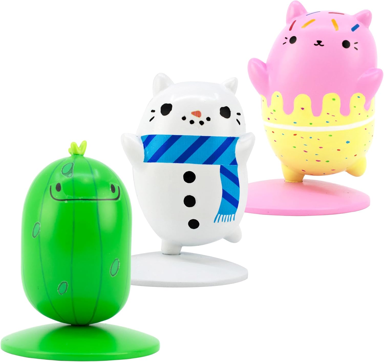 Amazon.com: Cats vs Pickles Mini Figure 3-Pack | Mini Figures for Kids ...