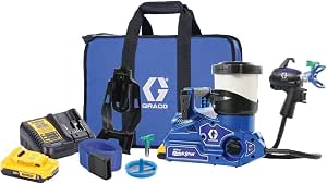GRACO Ultra QuickShot Airless Paint Spray Gun - 2 x 18V Li-Ion 2.0Ah ...