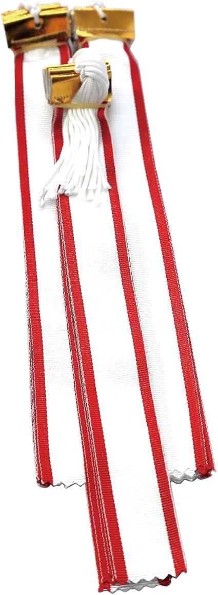 Amazon.co.jp: Red Ear Pennant Ribbon: 1.5 x 11.8 inches (3.8 x 30 cm ...