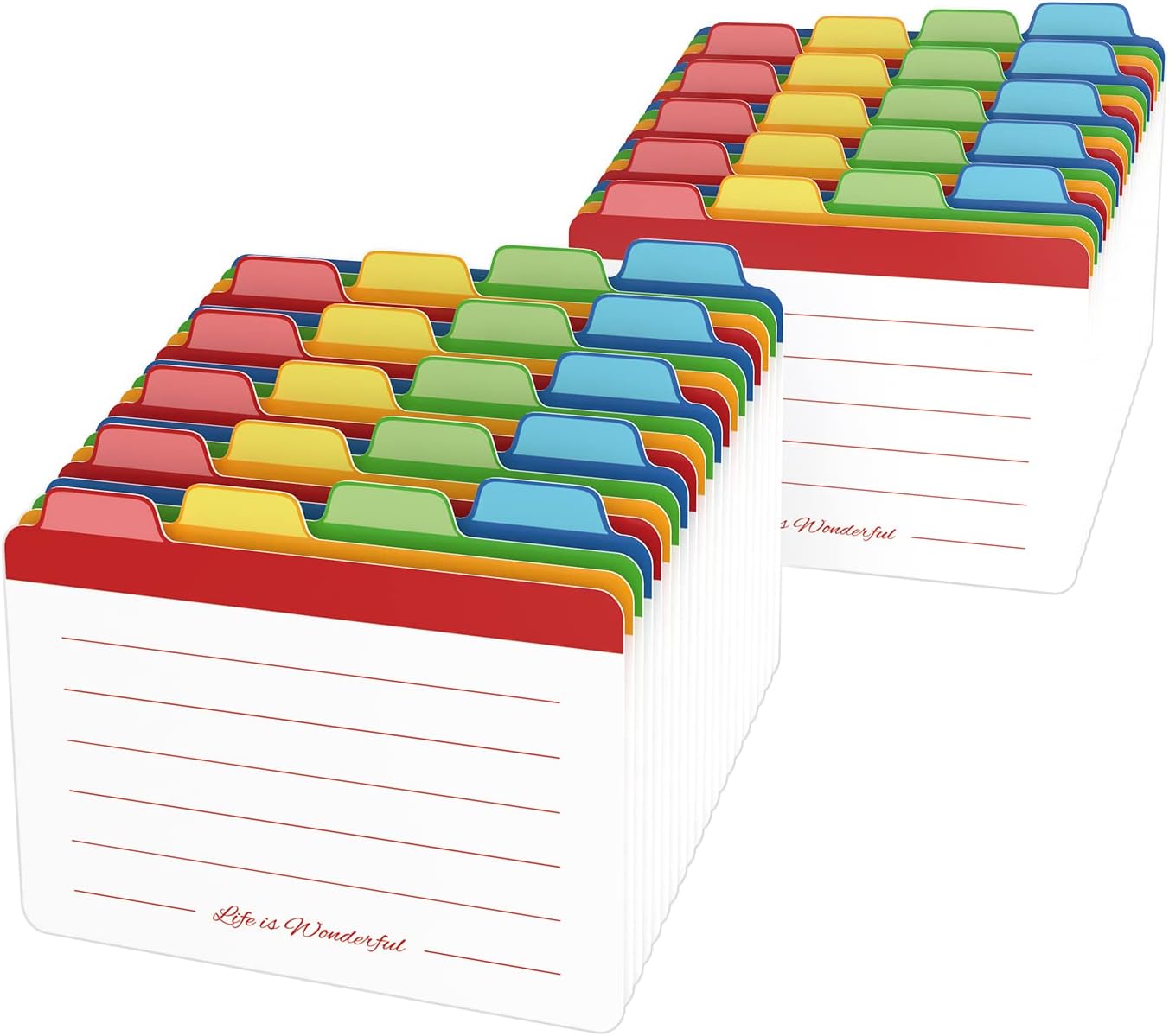 Neando Index Cards Guide Dividers 4x6 inches, The Blank Index Cards ...