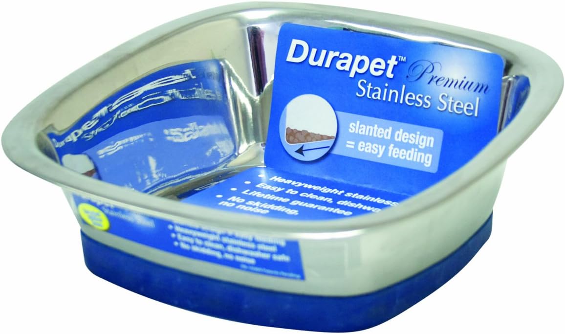 Amazon.com: OurPets Premium DuraPet Square Bowl Dog Medium