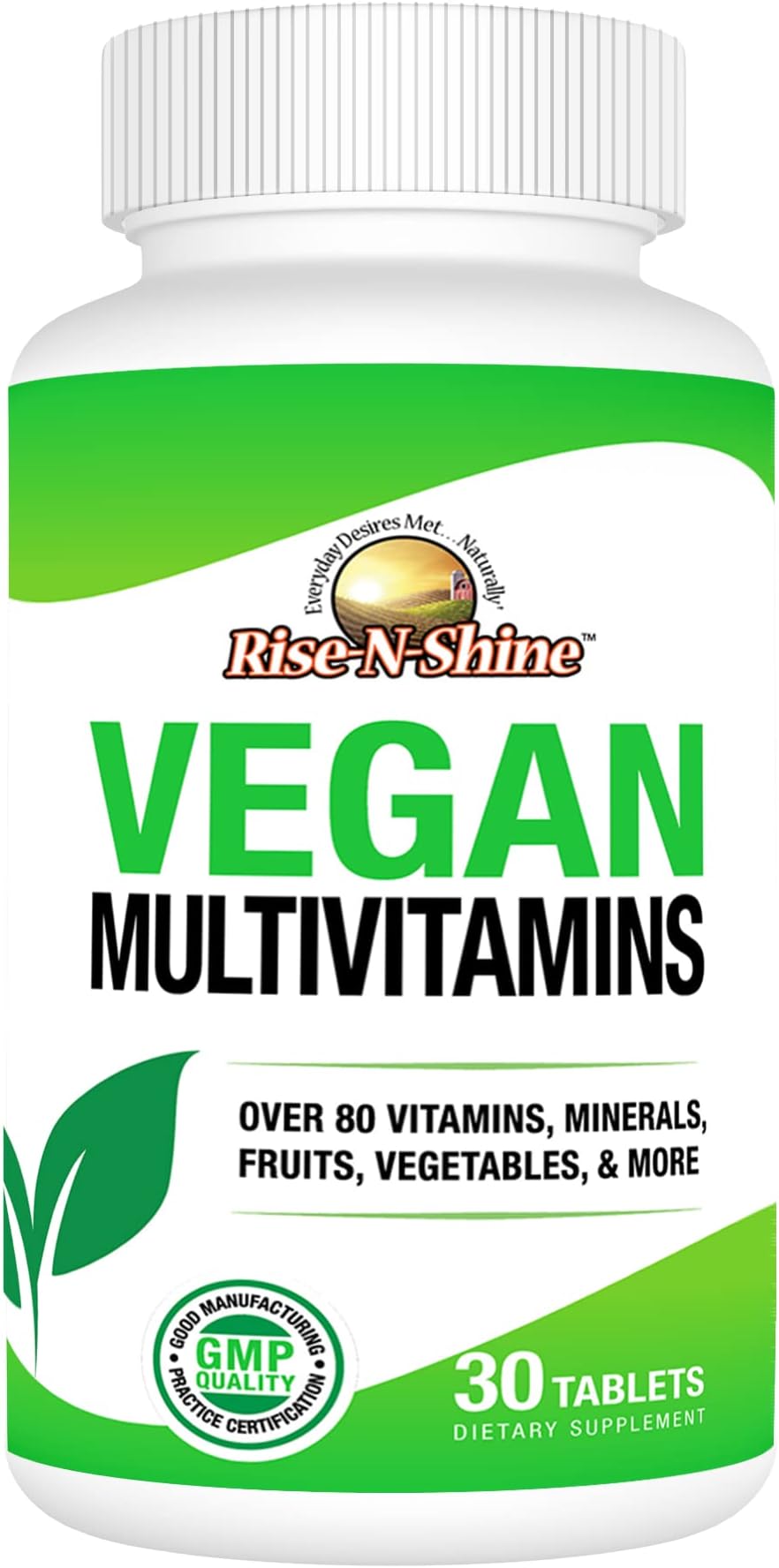 Amazon.com: Rise-N-Shine Vegan MultiVitamins Complete Daily ...