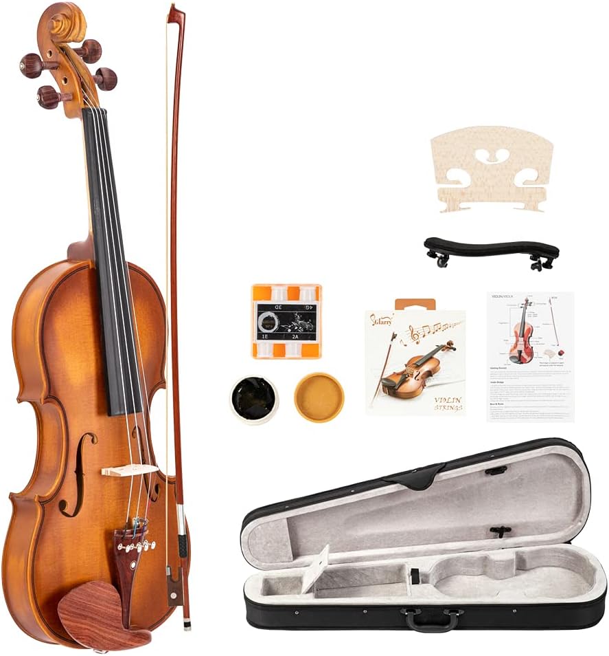 Amazon.com: GLARRY Violin 4/4 Full Size for Kids, Adults, Students ...