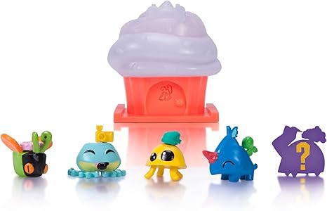 Amazon.com: Animal Jam 5 Figure Pack (Adopt a Pet) (Series 3) (Cupcake ...