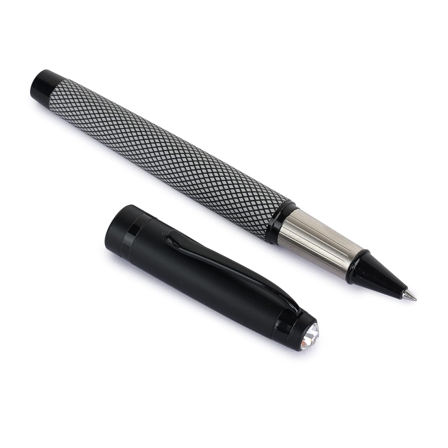 crewtone 20336 Esthetic Ruby Check Metal Body Roller Ball Pen, Luxury ...