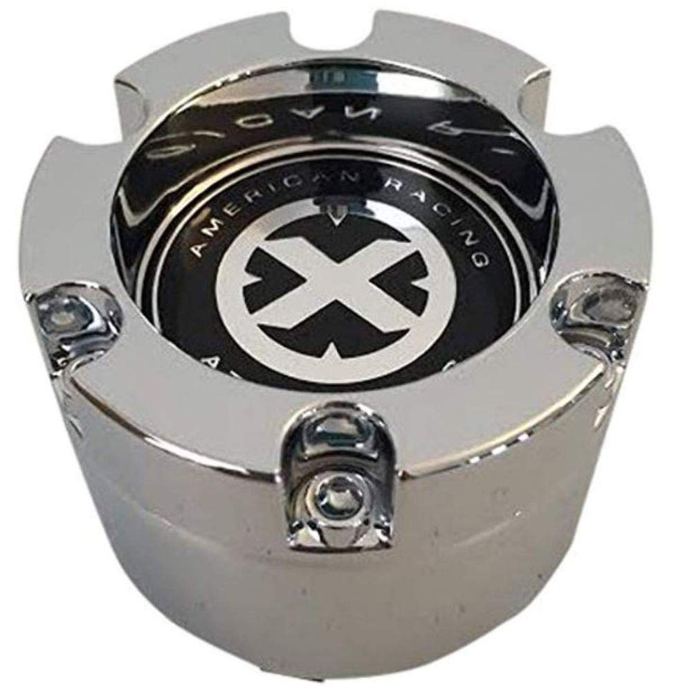 Amazon.com: American Racing ATX 186 Slot Chrome 391K80 Center Cap ...