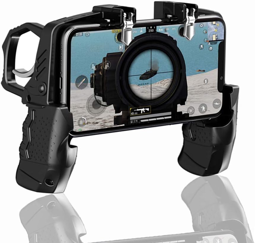 Amazon.com: GOFOYO K21 Mobile Game Controller for PUBG/Call of Duty/Fortnite,aim Trigger Fire ...