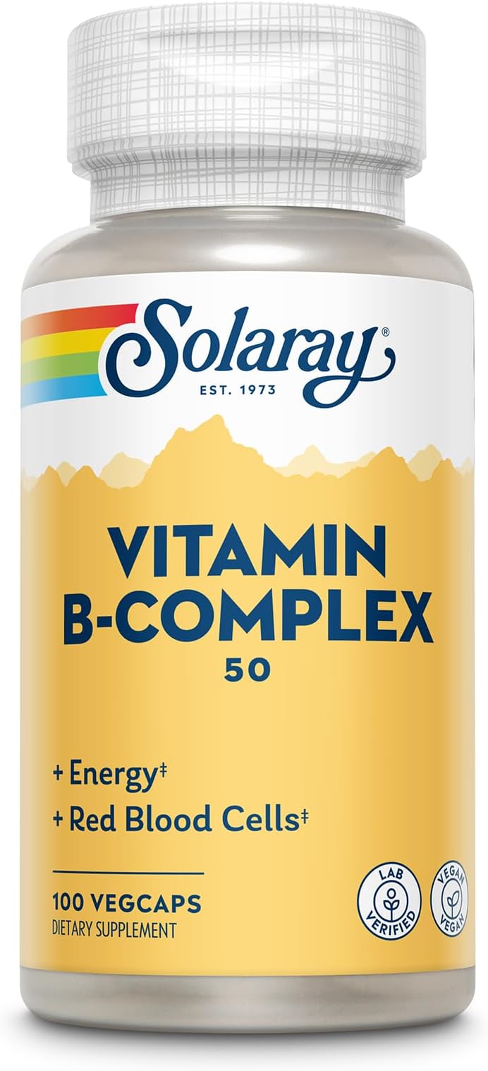 Amazon.com: Solaray B Complex Supplement, 100mg, 250 Count : Health ...