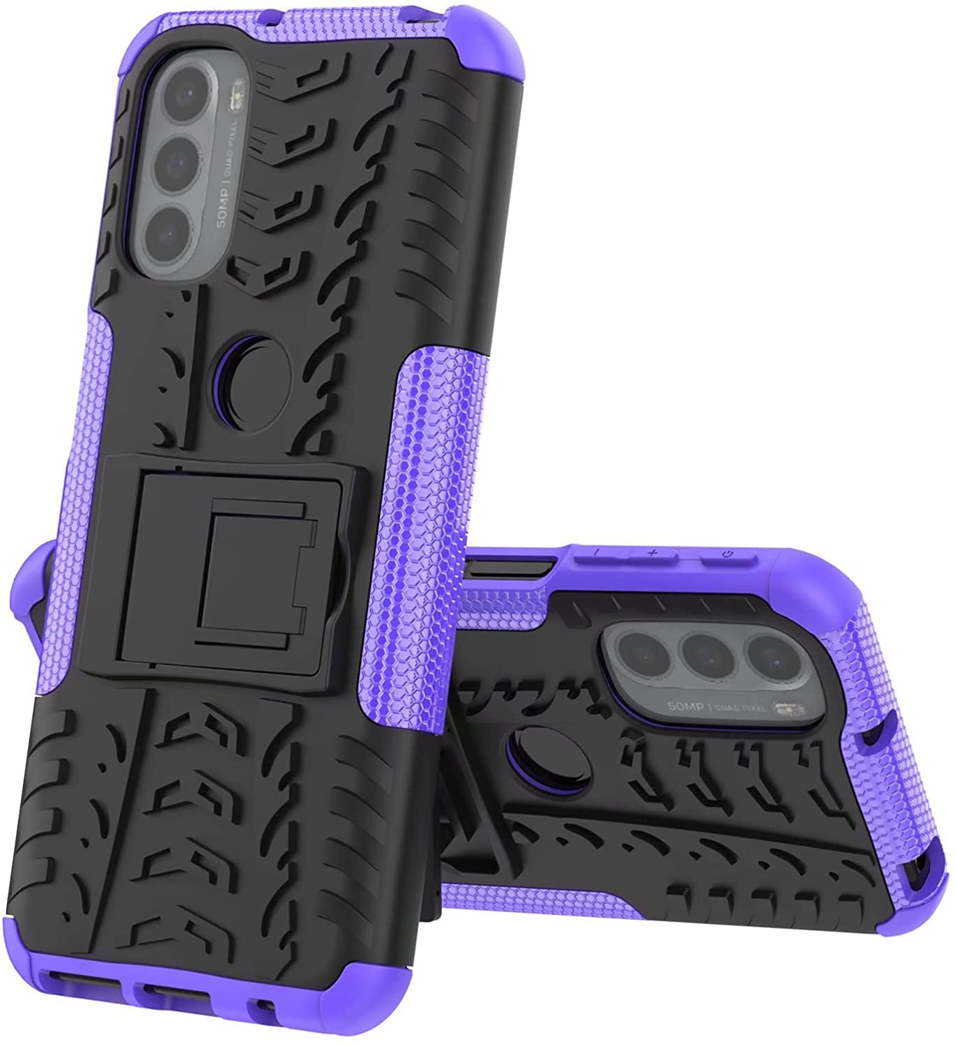 For Motorola G13 G23 G53 E13 E20 g32 E22 Case Armor Shockproof Stand ...