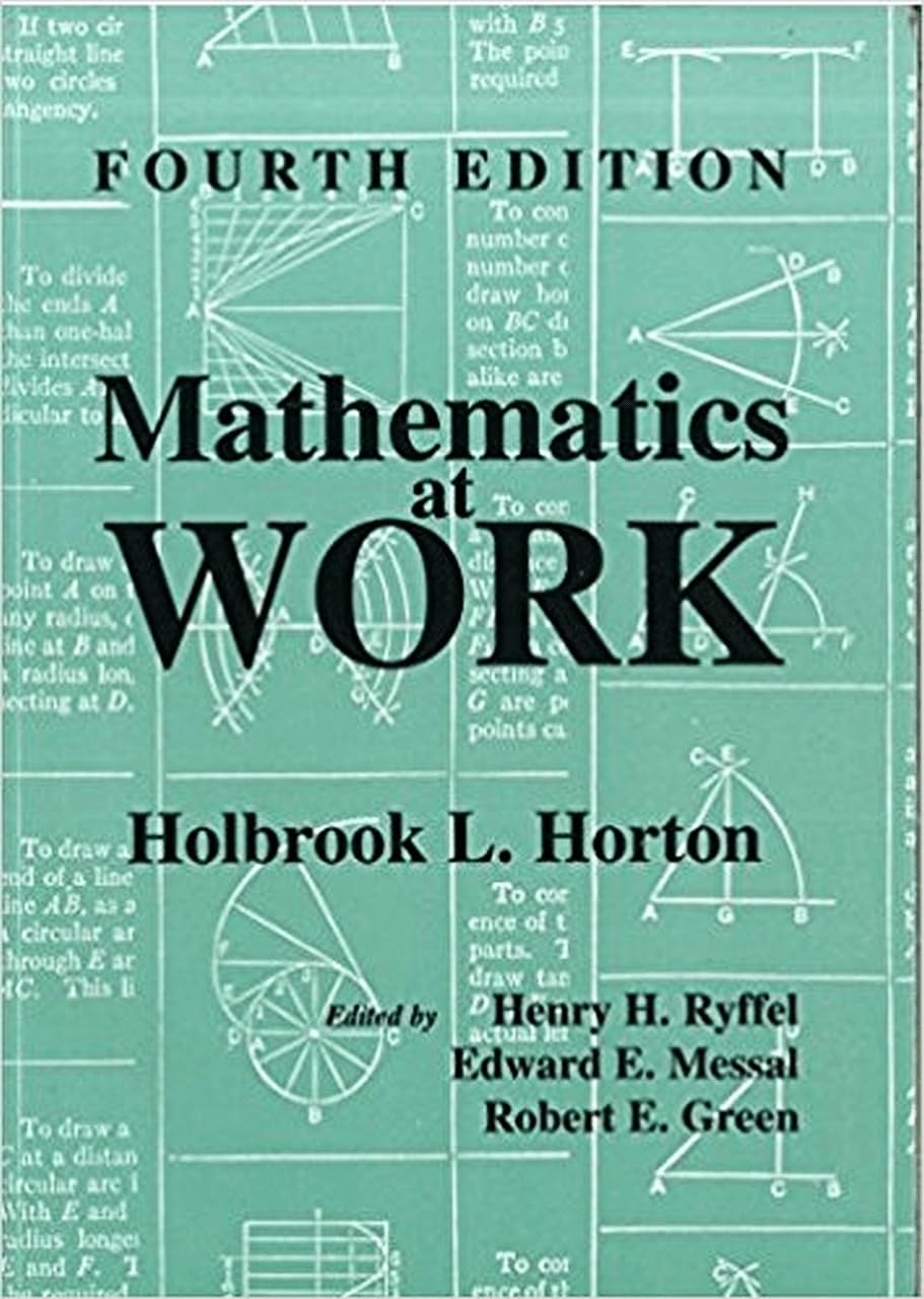Amazon.com: Mathematics at Work (Volume 1): 9780831130831: Ryffel ...