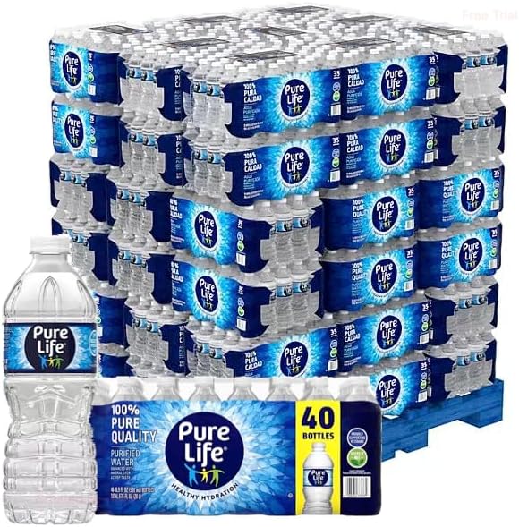 Amazon.com: Generic Pure Life (16.9 Oz) - Full Pallet of Water - 40 ...