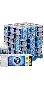 Amazon.com: Generic Pure Life (16.9 Oz) - Full Pallet of Water - 40 ...