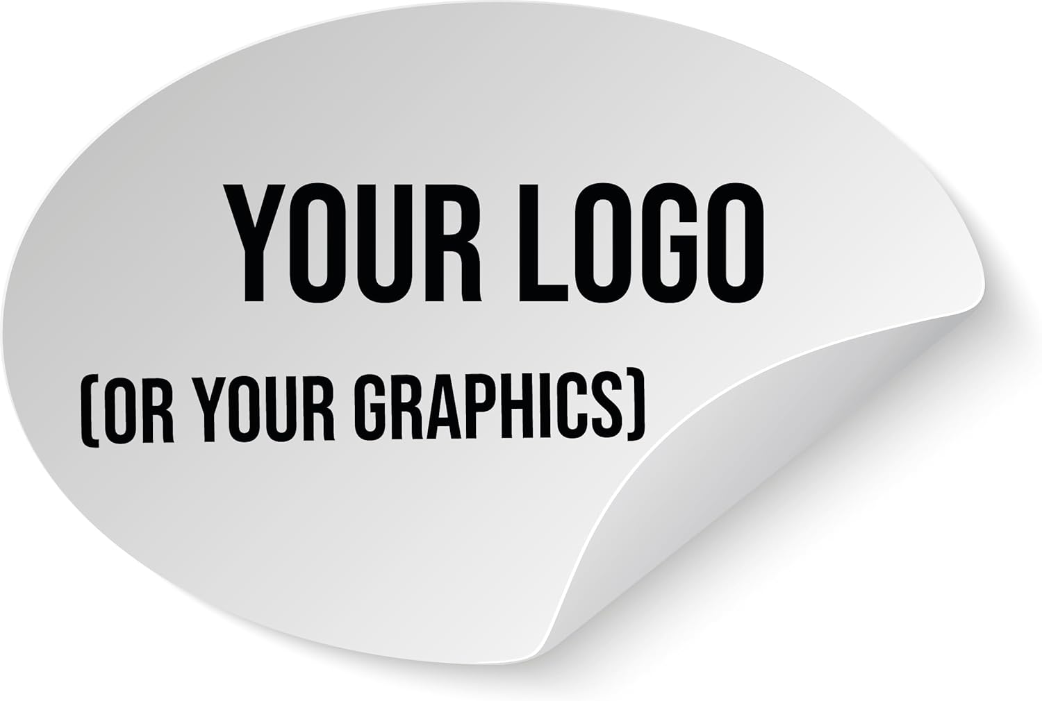 100 Multi-Purpose Customisable Stickers – Insert Your Logo or Graphic ...