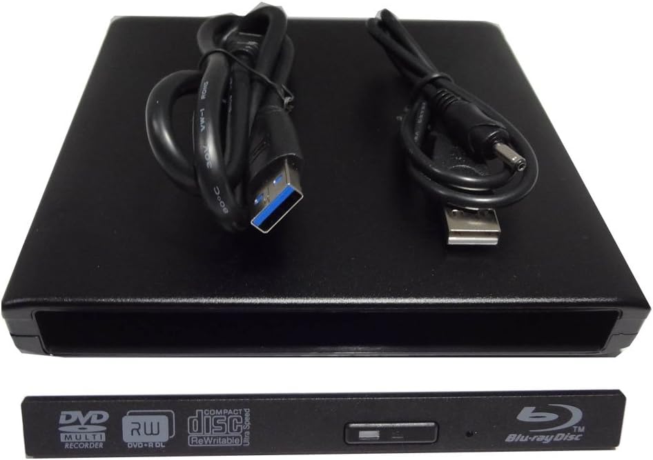 Amazon.com: Generic USB 3.0 External Slim Case Caddy for Sata Laptop Cd ...