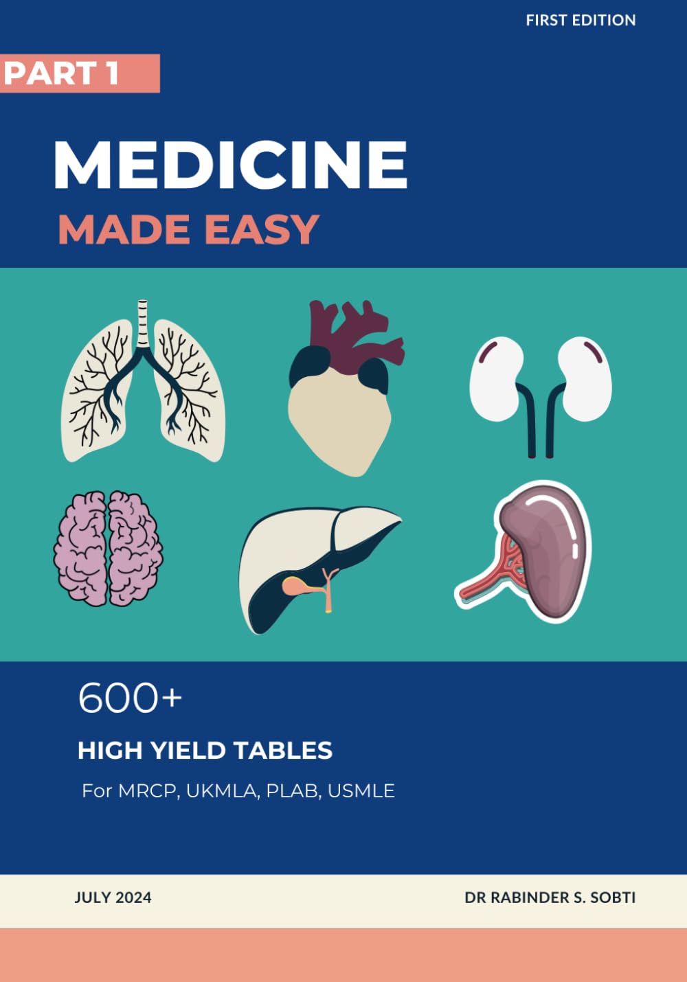 Medicine Made Easy: High Yield Tables: Part 1: Sobti, Dr Rabinder Singh ...