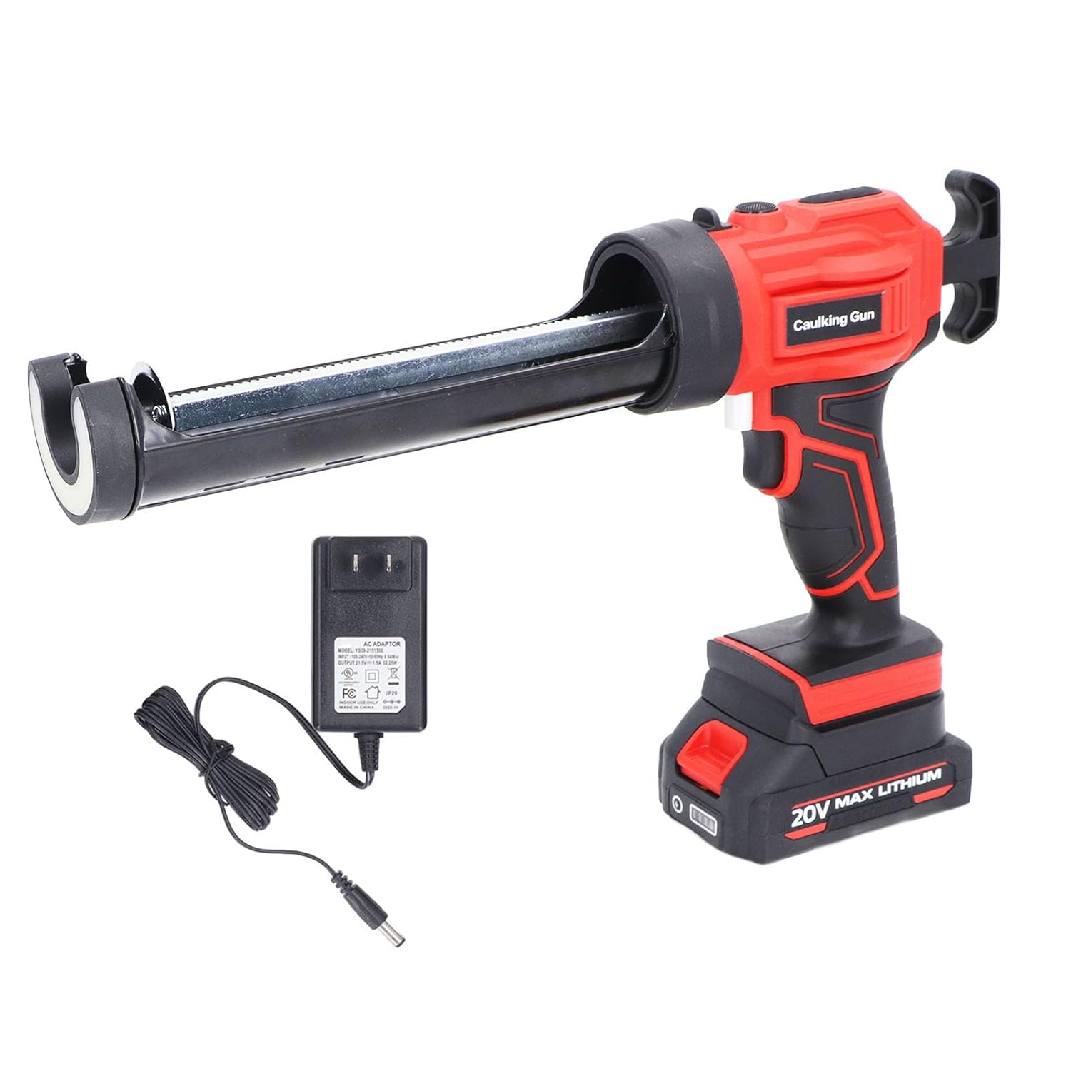 Cordless Caulking Gun 4 Gear Speed Electric Caulk Gun Battery Operated ...